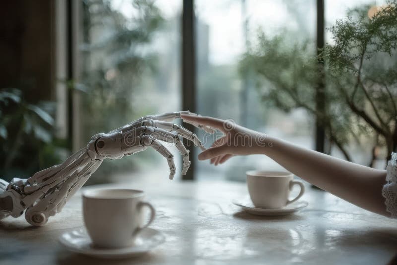 Futuristic Interaction between Human and Robotic Hands in a Relaxed ...