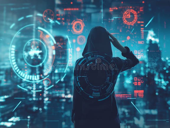 Futuristic Interface Analysis Stock Photo - Image of cybernetic ...