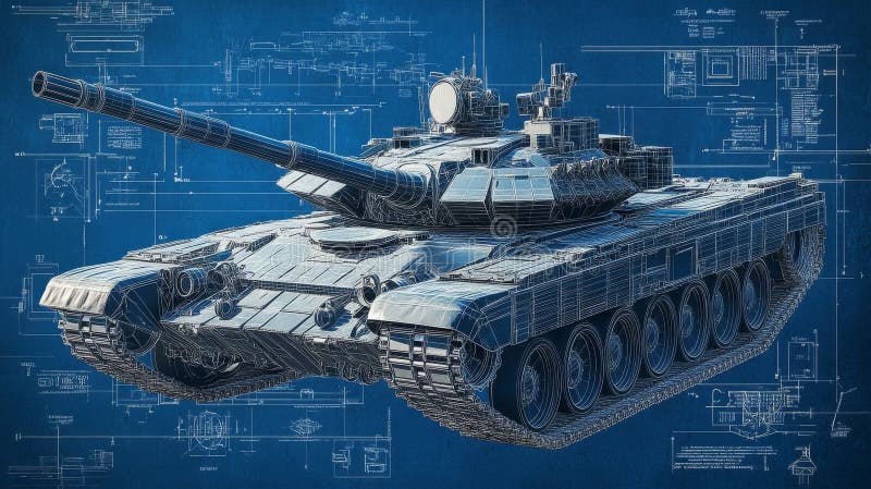 A Futuristic Interface Displays a Digital Blueprint of a Modern ...