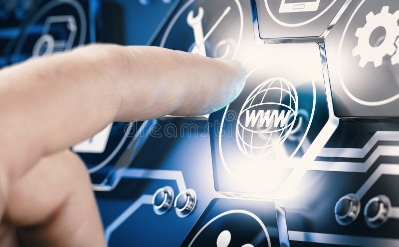 Futuristic Browser Stock Illustrations – 571 Futuristic Browser Stock ...