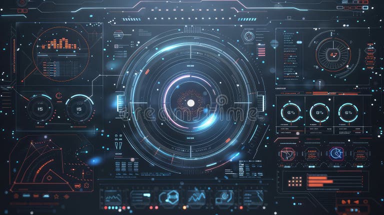 Futuristic Interface with Futuristic Elements: a High-Quality HUD ...