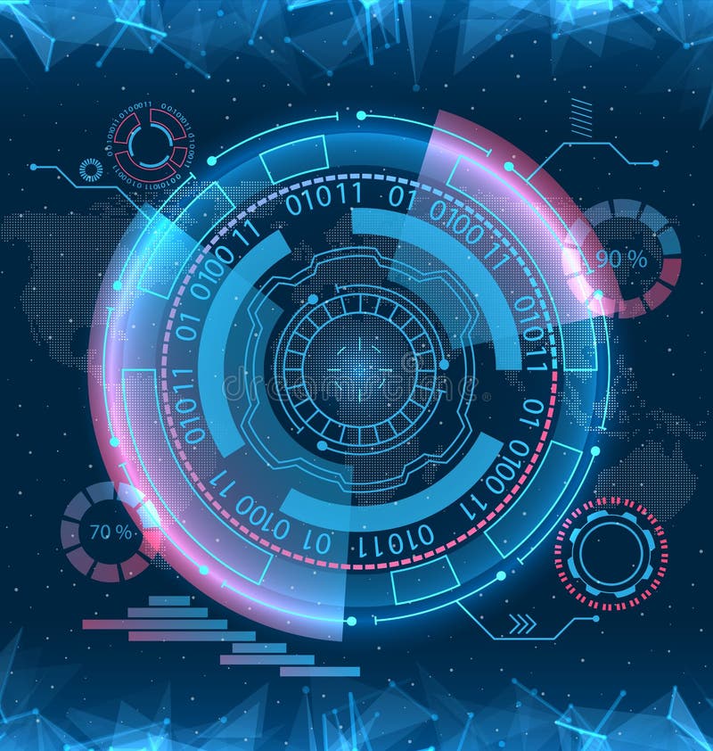 Futuristic Interface Hud Design, Infographic Elements,Tech and Science ...