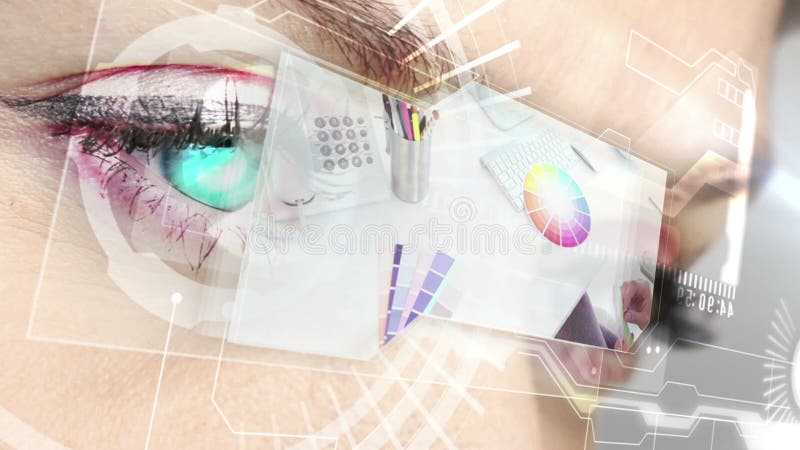 Futuristic Interface Display Showing Data Projection for the Year 2025 ... Futuristic Interface Display Showing Data Projection for the Year 2025 ...