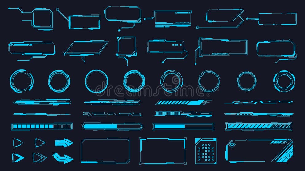 Futuristic Borders Stock Illustrations – 3,278 Futuristic Borders Stock ...