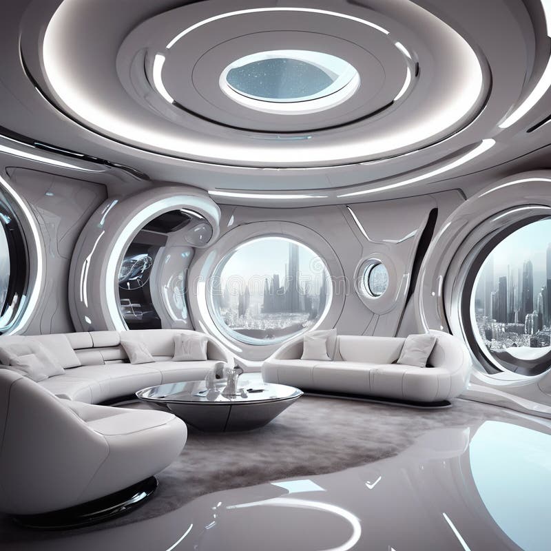 Futuristic Interior Design for 2035, Luxury, Chic and Elegant ...