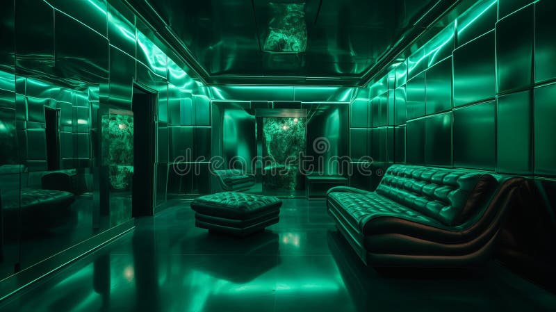 Futuristic Interior Featuring Gold and Copper: a Shiny, Bionic Design ...