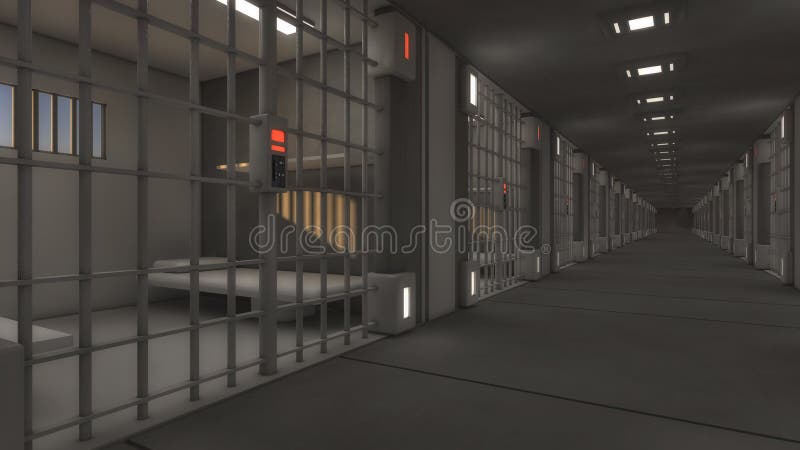Futuristic Prison Stock Illustrations – 295 Futuristic Prison Stock ...