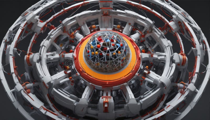 Quantum Core Futuristic Energy Device Stock Photo - Image of futuristic ...