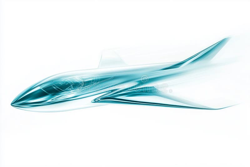 Futuristic Jet in Motion stock illustration. Illustration of dynamic ...