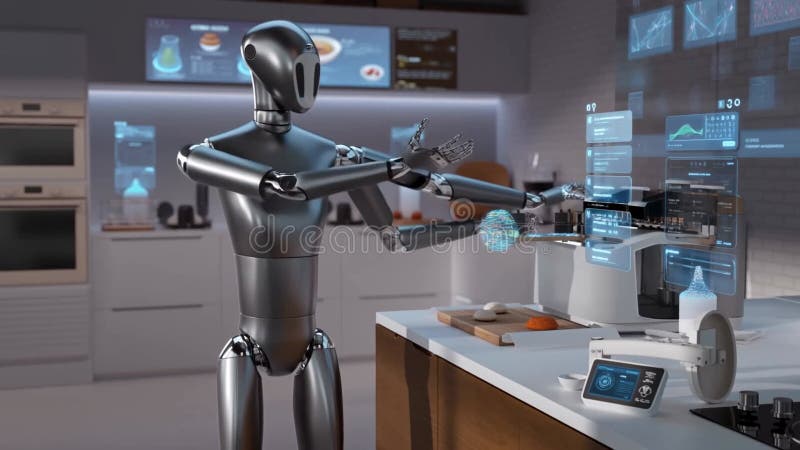 A Futuristic Kitchen: a Humanoid Robot Engages with Smart Appliances ...