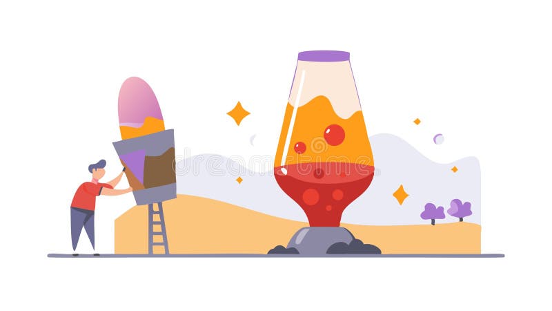 Futuristic Lab Experiment. Sci-fi Research and Liquid Dynamics. Vector ...