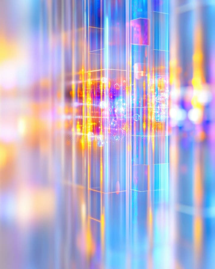 Futuristic Lab Featuring a Glowing Periodic Table with Highlighted ...