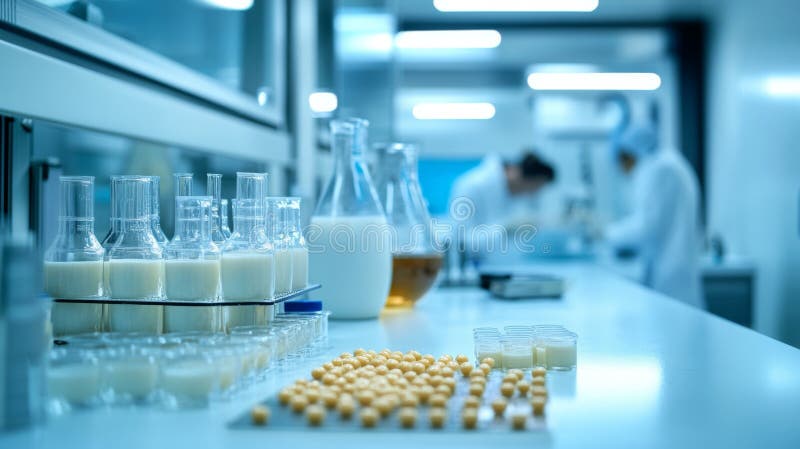 Futuristic Laboratory Setting for Nutritional Milk Supplements ...