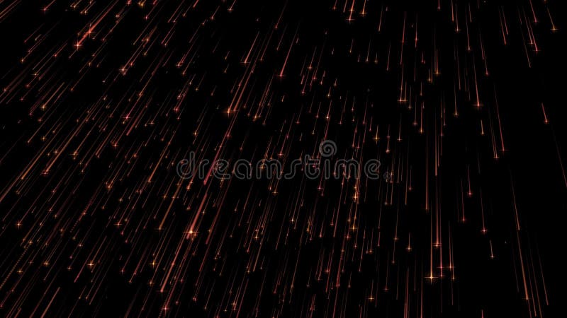 Futuristic Landscape of Flying Burning Red Particles of an Exploding ...