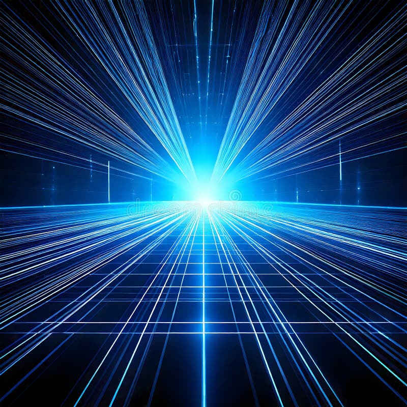 Futuristic Laser Grid stock illustration. Illustration of background ...