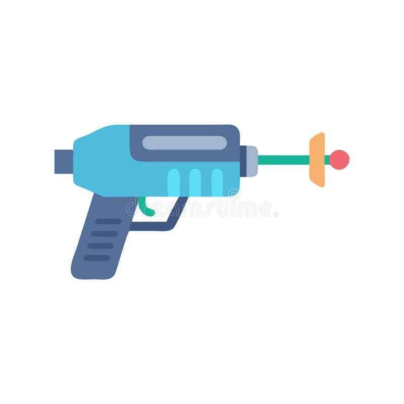 Futuristic Laser Gun Icon for Sci-Fi Adventures Stock Vector ...