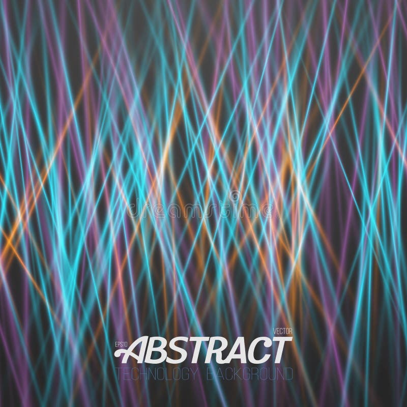 Futuristic Laser Light Painting Background Stock Vector - Illustration ...