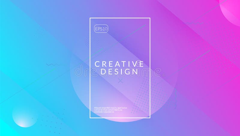 Futuristic Layout. Digital Pattern. Creative Illustration Stock Vector ...