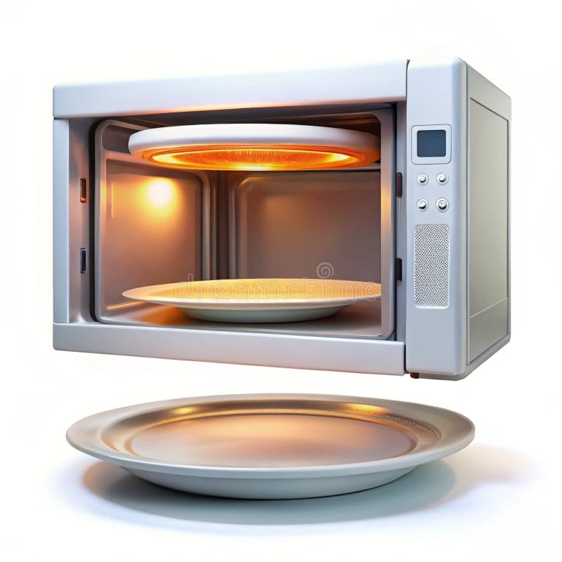 Levitating Glowing Microwave Stock Illustrations – 9 Levitating Glowing ...