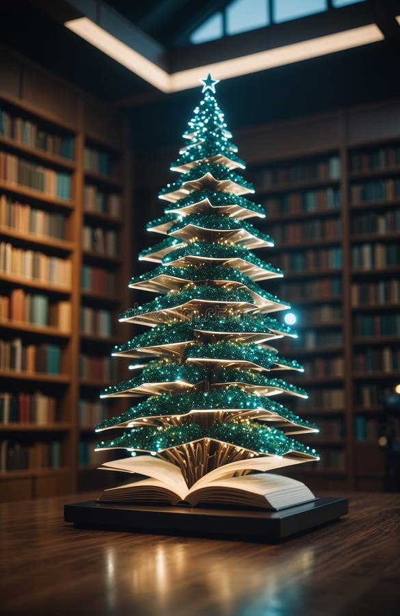 Modern Library Interior with Glass Railings and Open Layout Design ...