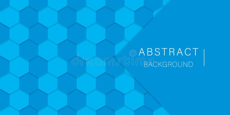 Futuristic Light Blue Hexagon Background. Hexagonal Bright Blue Pattern ...
