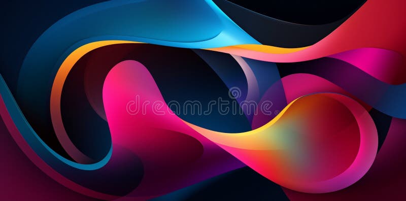 Futuristic Light Shape Background Graphic Wallpaper Modern Digital ...