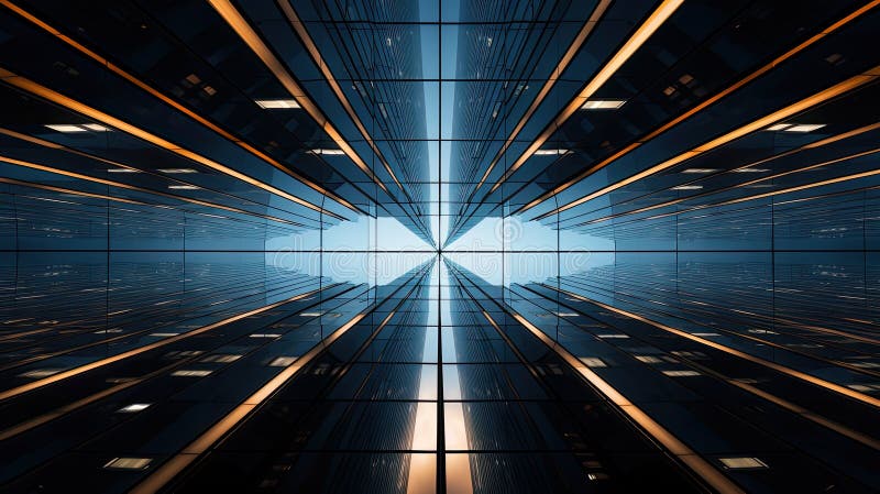 Futuristic Lines Technology Stock Illustration - Illustration of ...