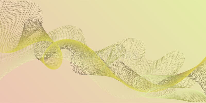 Gradient Curves Flow Effect Illusion Fancy Background. Stock Vector ...