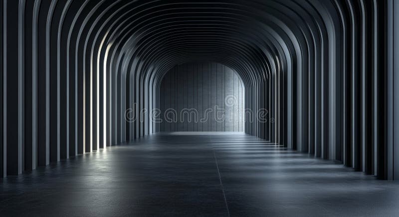 The Futuristic Lines and White Space in this Interior Render Highlight ...