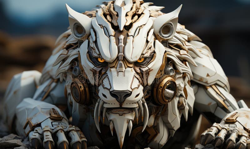The Futuristic Lion Robot Showcased a Perfect Blend of Nature and ...