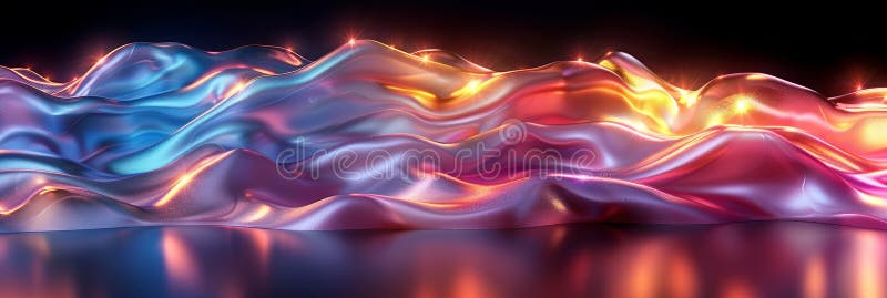 Futuristic Liquid Surface Background for Tech and Science Generative AI ...