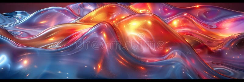 Futuristic Liquid Surface Background for Tech and Science Generative AI ...