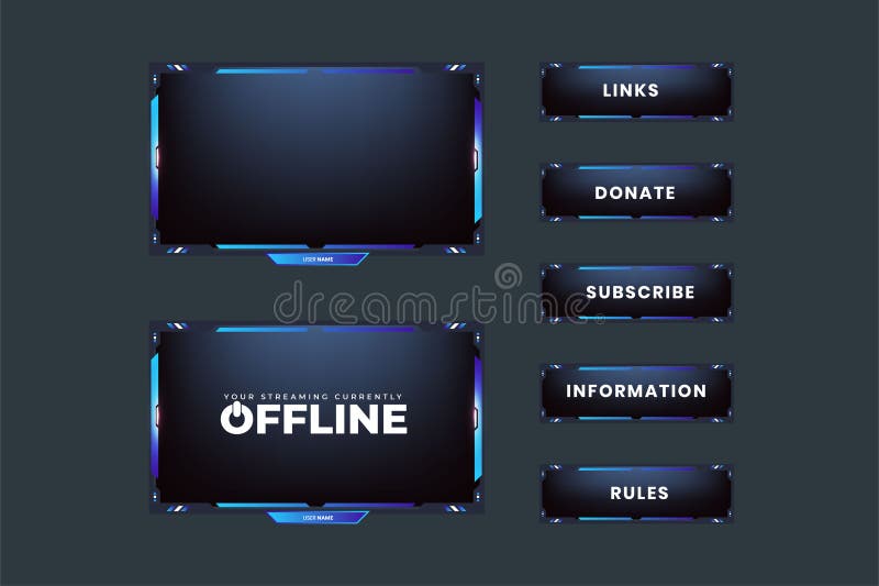 Live Stream Overlay Stock Illustrations – 1,568 Live Stream Overlay ...