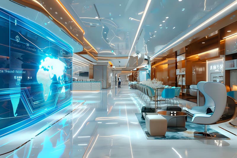 Futuristic Lobby Design, Exploring Modern Architecture with Advanced ...