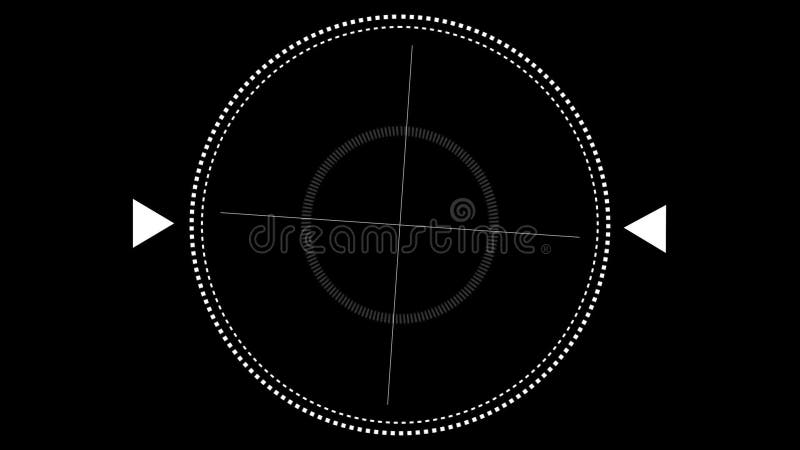 Futuristic Lock-on Target HUD Stock Video - Video of action, matrix ...