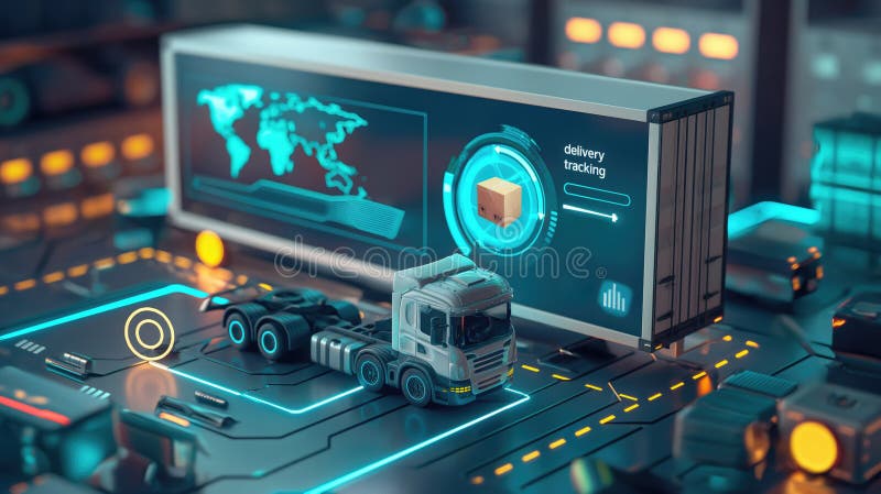 Futuristic Logistics and Delivery System with Advanced Tracking ...