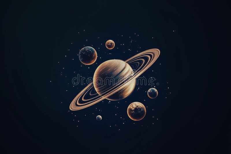 Futuristic Logo Representing Space Exploration with Planetary Design ...