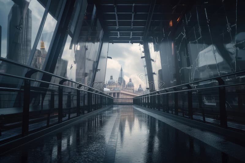 Futuristic London Clean Look Created with Generative AI Technology ...