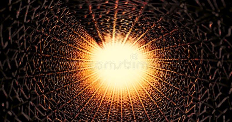 Metal Grid Pattern Structure Light Reflections Infinity Stock Video ...
