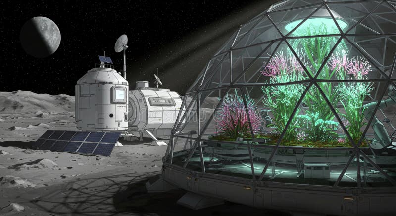 Various Lunar Features Stock Illustrations – 678 Various Lunar Features ...