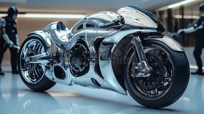 Futuristic Luxury Motorcycle Concepts Stock Illustration - Illustration ...