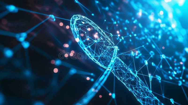 Magnifying Glass Exploring Connections in Digital Network Visualization ...