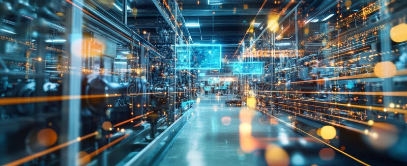 A Futuristic Manufacturing Facility with Advanced Technology and ...