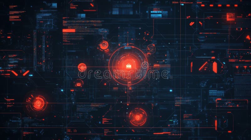 Futuristic Manufacturing Process Control Dashboard Showing Real Time ...
