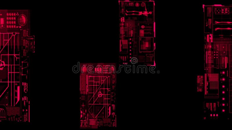 Futuristic Maps Diagrams of the Future. Stock Footage - Video of ...