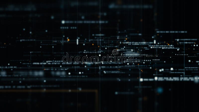 Futuristic Matrix Data Simulation HUD Background Stock Photo - Image of reality, web3: 276387854