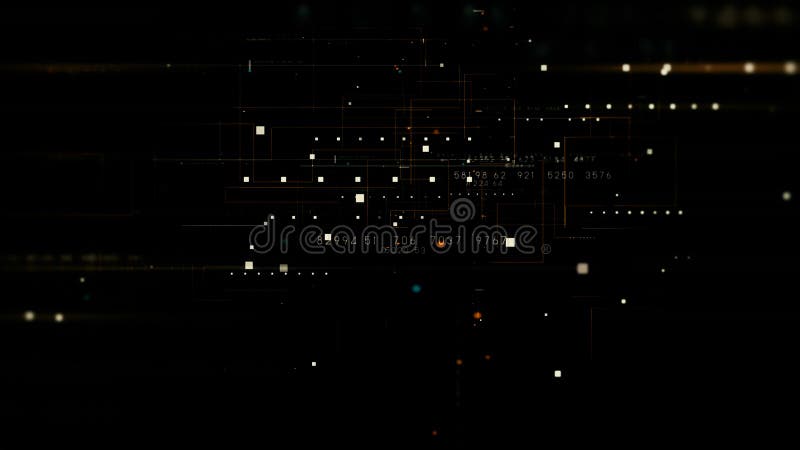 Futuristic Matrix Data Simulation HUD Background Stock Image - Image of interface, graphical ...