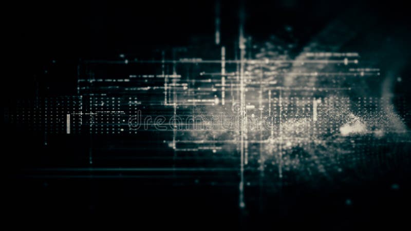 Futuristic Matrix Data Simulation HUD Background Stock Image - Image of concept, predictive ...