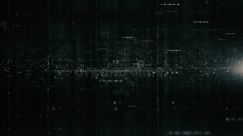Futuristic Matrix Data Simulation HUD Background Stock Image - Image of technological, concept ...