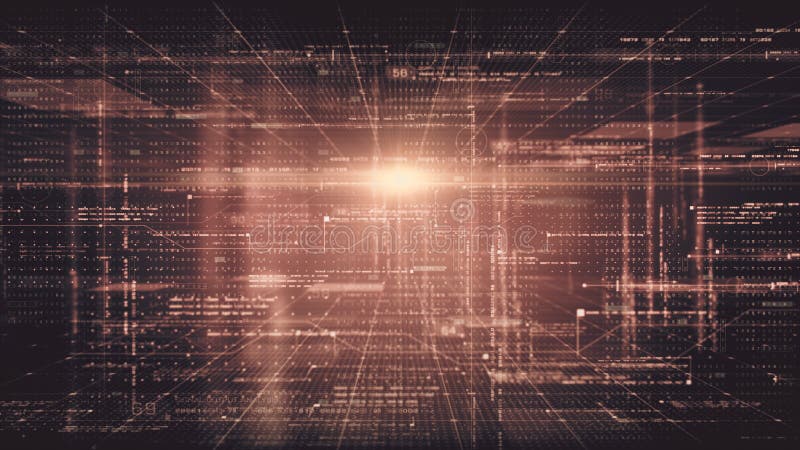 Futuristic Matrix Data Simulation HUD Background Stock Image - Image of futuristic, innovation ...